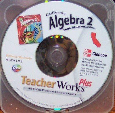 California Algebra 2 Teacher Works Plus DVD: unknown author ...