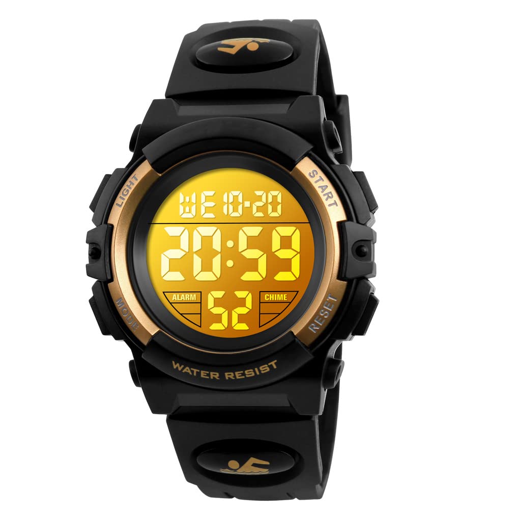 Amazon.com: Dayllon Boys Digital Watch Outdoor Sports 50M Waterproof ...