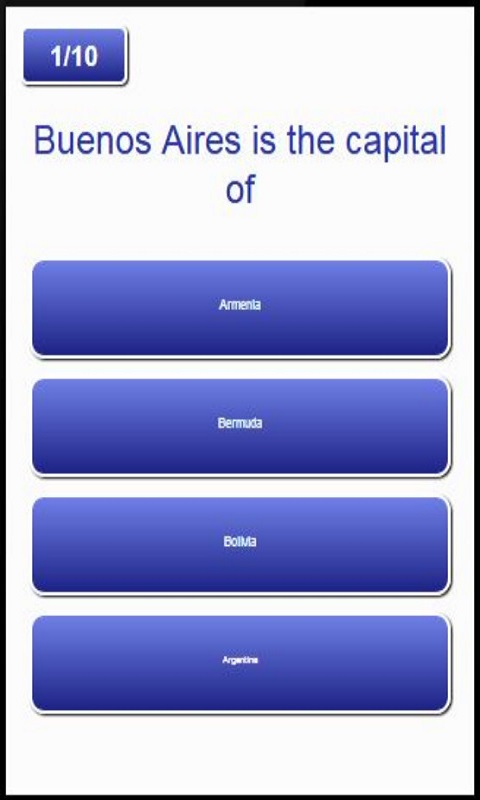 Countries Capitals Quiz - App on the Amazon Appstore