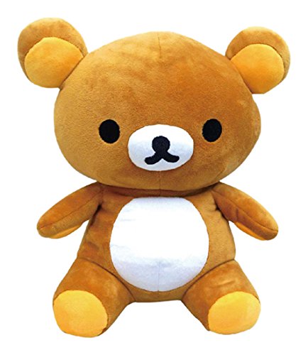 Rilakkuma Stuffed 2-in-1 Plush & Cushion - Rilakkuma Face & Sitting ...