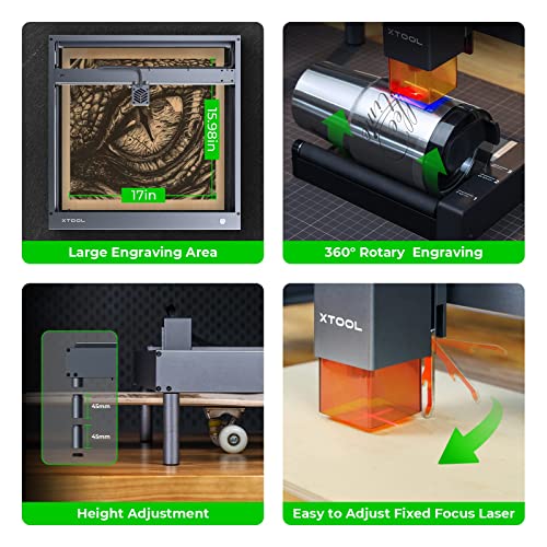 해외직구전문 쇼핑365 xTool D1 10W+RA1 Laser Engraver, Ultra Accurate CNC ...