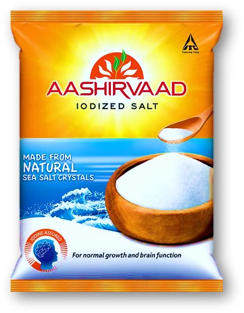 Amazon.com : Unique Aashirvaad Lodized Salt 1Kg Unique : Grocery ...