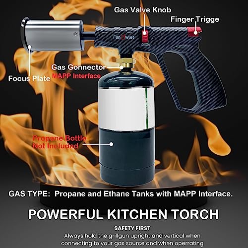 Snapklik.com : Powerful Cooking Propane Torch Lighter - Culinary ...