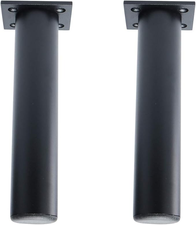 uxcell 7 Inch Round Furniture Legs Aluminium Alloy Sofa Couch Table ...