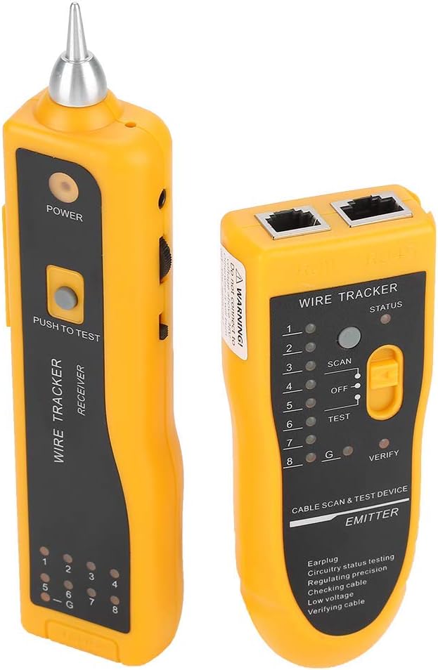 Incutex Netzwerk-Kabel-Tester, RJ45 und RJ11, testet open/short ...