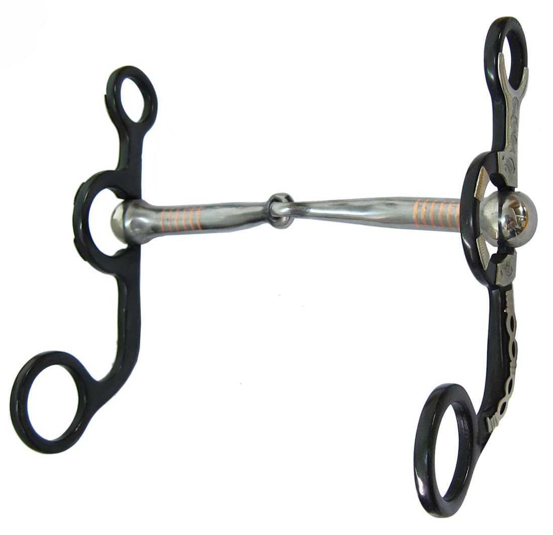 Colt Training Horse Bit AJ Tack Argentine 3-Piece Copper Wire Bit – Dog ...