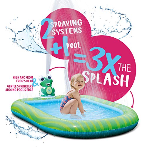 Splashin'kids 3 in 1 Inflatable Sprinkler Pool Water Park for - Want It All