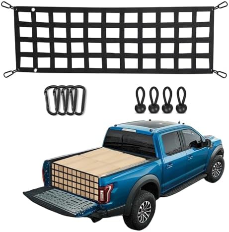 Amazon.com: Tailgate Net for Full Size Pickup Truck Bed 60'' x 18 ...