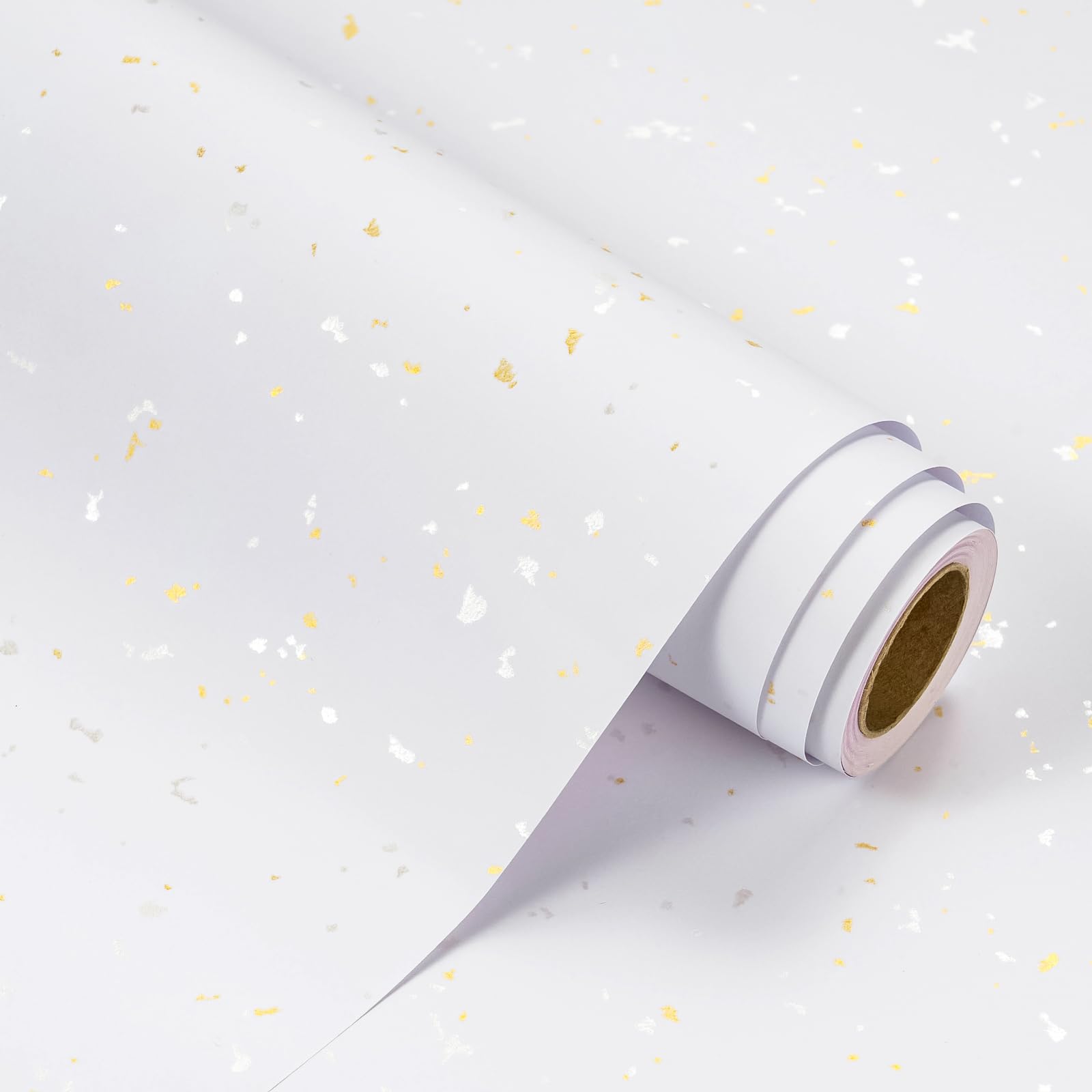 Snapklik.com : WRAPAHOLIC White Wrapping Paper Roll - Mini Roll - 17 ...