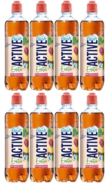 8 Flaschen Active O2 Fresh Eistee Pfirsich a 0,75 L inkl. EINWEGPFAND : Amazon.de: Lebensmittel ...