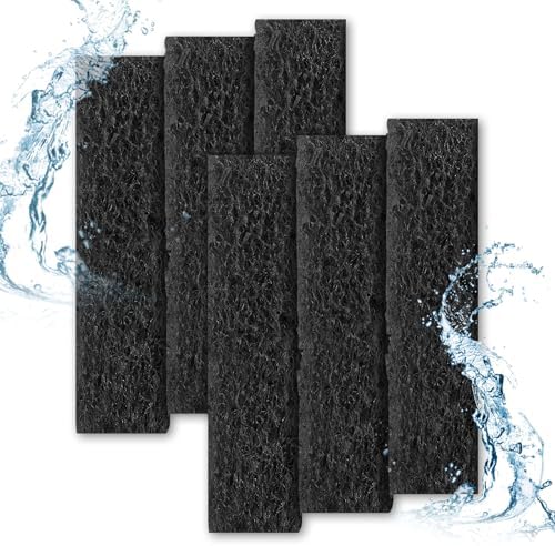 Amazon.com: 6pcs Filter Pads for Aqueon, Fish Tank Carbon Filter Pads ...