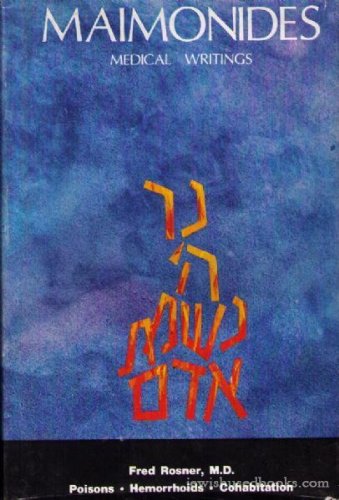 Moses Maimonides Medical Writings - Poisons, Hemorrhoids, and ...