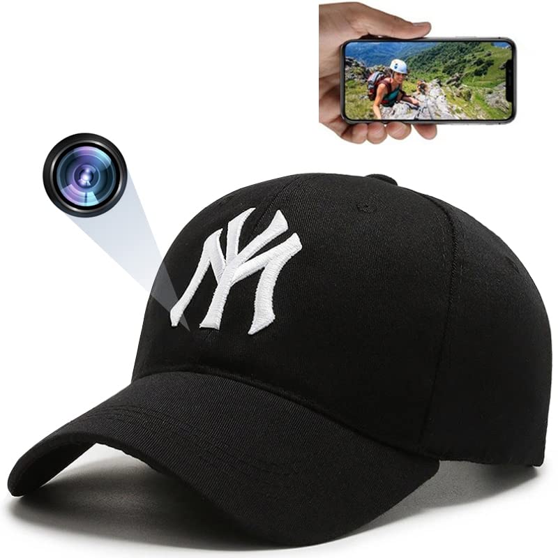 Firstoy - Full HD 1080P WiFi Hidden Camera Baseball Cap with Night ...