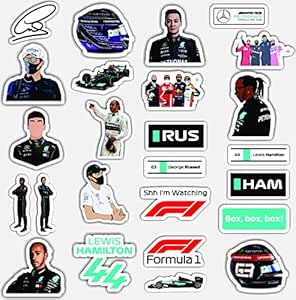 Aapki Marzi Formula One (F1) Laptop Stickers - Pack of 24 (Mercedes ...