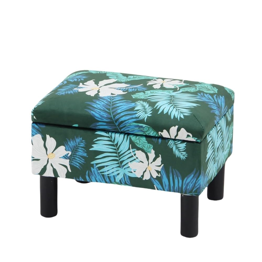 Amazon.com: Sanpuli Small Ottoman with Storage,Footrest Stool with Real ...