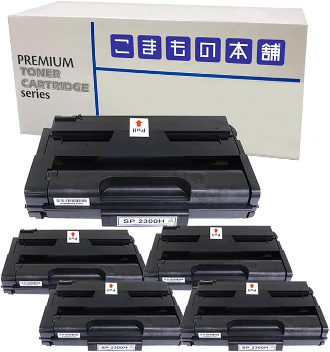 Amazon.co.jp: こまもの本舗 リコー 用 SP トナーカートリッジ 2300H リサイクルトナー ブラック ISO認証工場製造 【対応機種】 SP 2300L SP 2300SFL ...