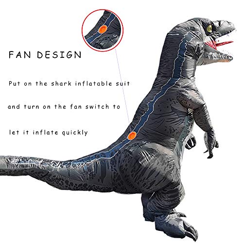 Snapklik.com : JUROSAICA Inflatable Costume Adult Dinosaur Costume ...