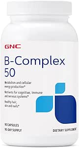 Amazon.com: GNC B-Complex 50-90 Capsules (90 Servings) : Health & Household
