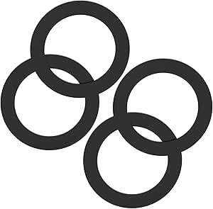 Amazon.com: SANJOON 4 PCS Gas Cap Gaskets, Black, Rubber, Compatible ...