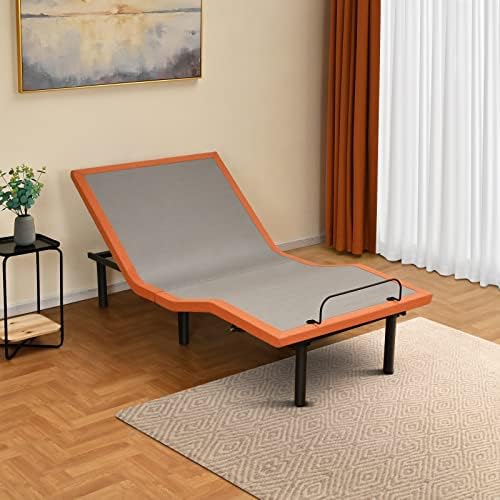 Amazon.com: SunsGrove Motorized Metal Twin XL Adjustable Bed Base with ...