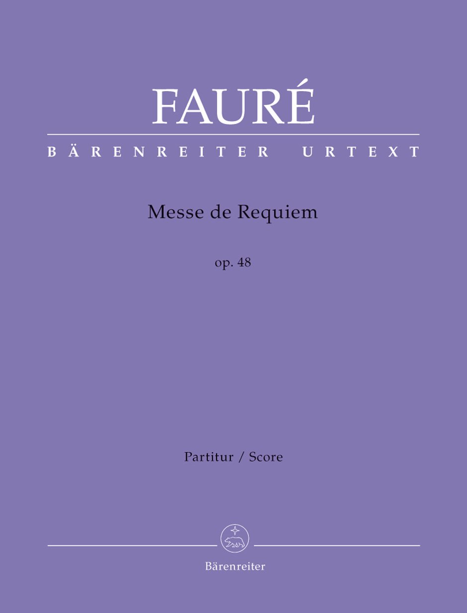 Faure: Requiem, Op. 48 - Version of 1900 (Full Score - Paperback ...