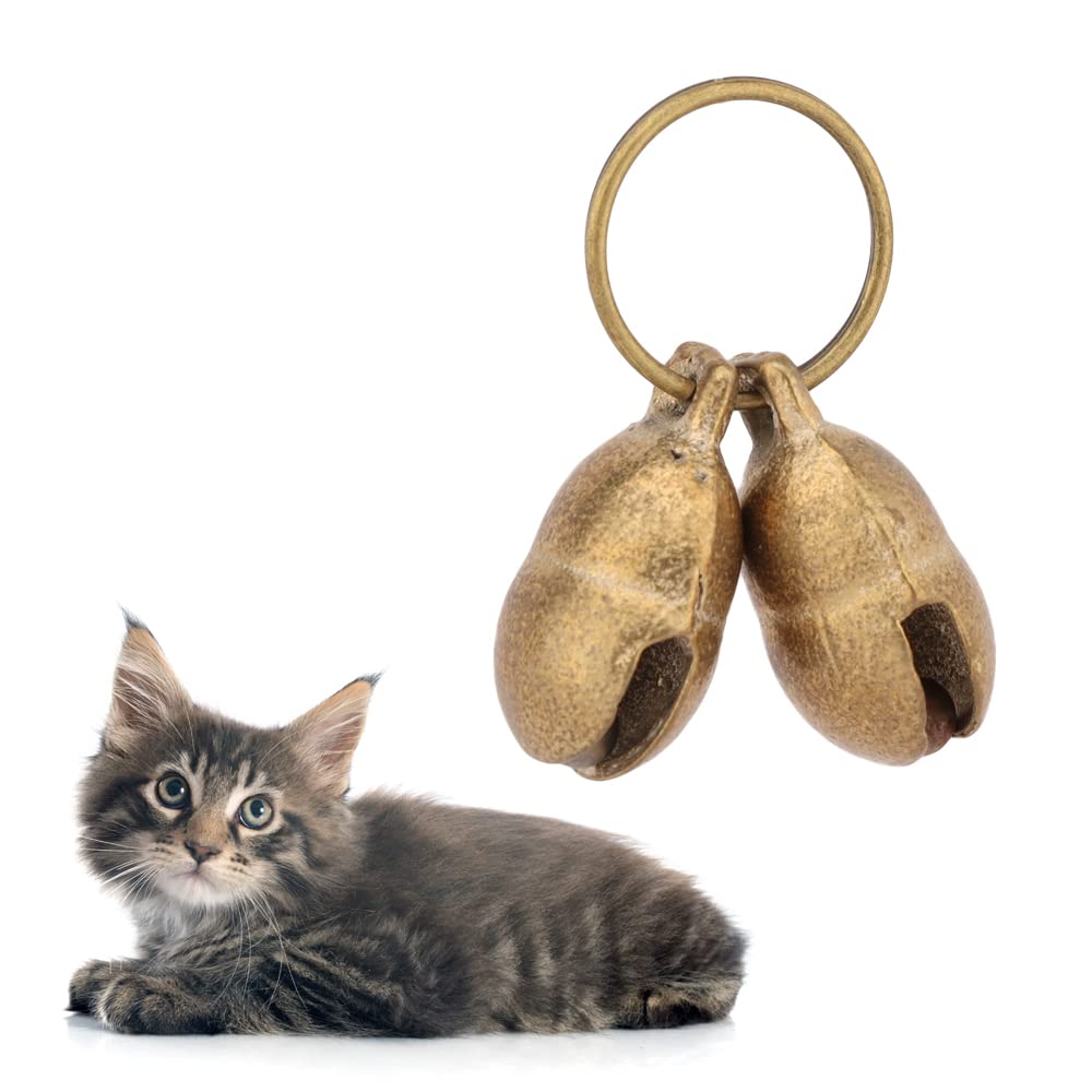 Amazon.com: kcrygogo Copper Bell for Small Pet Collar 0.6 inch Bell for ...