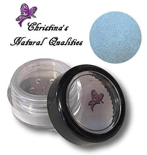 Amazon.com : All Natural Mineral Powder Blue Pearl Eye Color (Eyeshadow ...