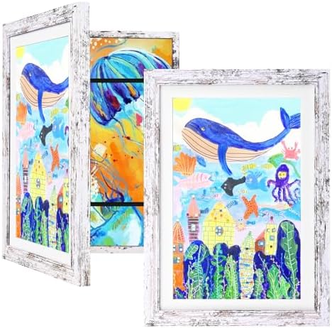 Amazon.com: [2-Pack] Kids Art Frame | Kids Art Frames Front Opening ...