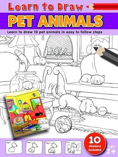 Learn to Draw Pet Animals: Learning To Draw Activity Book: Mchugh, Amy ...