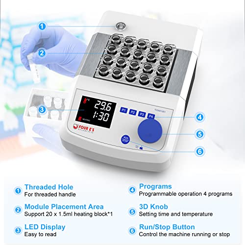 Snapklik.com : Lab Dry Bath Incubator Heater, LED Digital Display ...