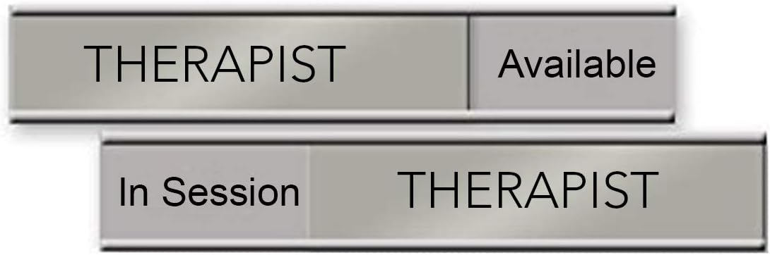 Amazon.com : Exam Room Slider Sign, 6" x 1" "Available/In Use" - Made ...