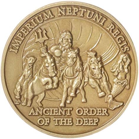 United States Navy Trusty Shellback Crossing The Line Challenge Coin at ...