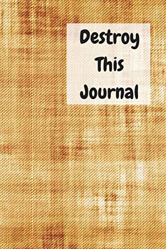 Amazon.com: Destroy This Journal: Creative and quirky prompts make this ...