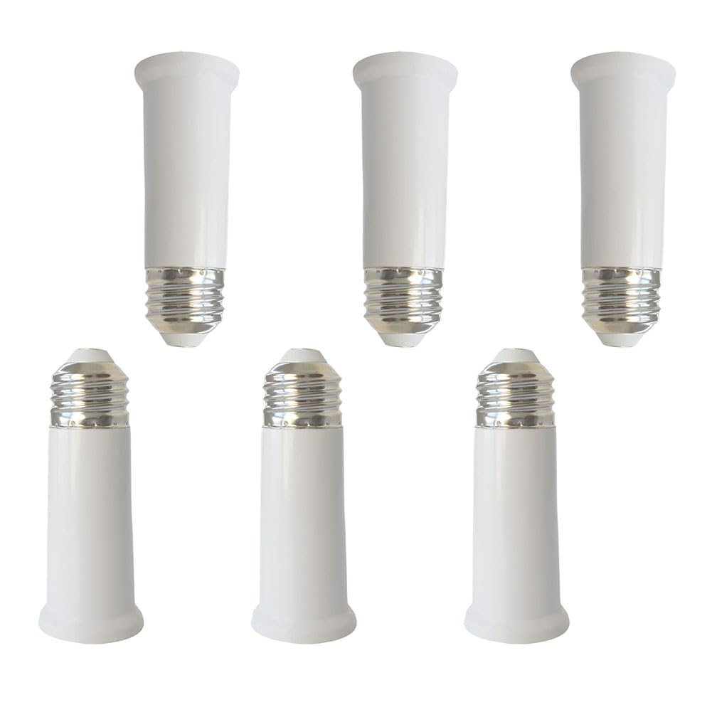 LISSION Light Socket Extender, E26 Socket Extension, 2.65 inch Light ...