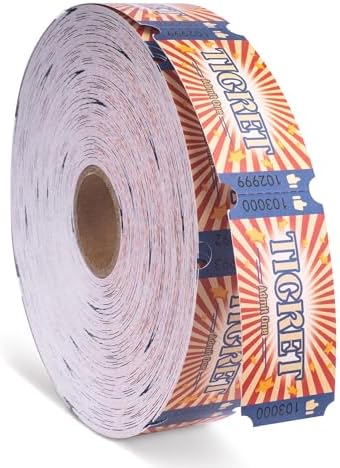 Amazon.com : Roll Tickets Single Roll Raffle Tickets Admit One for ...
