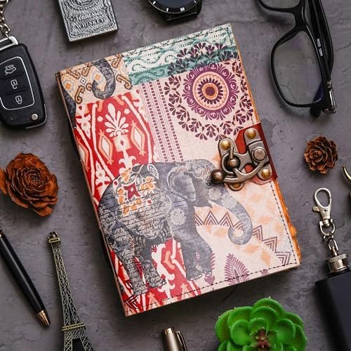 S.H. TRADERS Vintage Handmade Genuine Leather Journal | Premium Antique ...