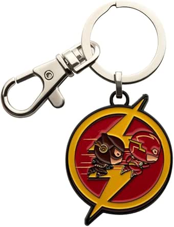 Amazon.com: SalesOne DC Comics The 2 Flashes Chibi Keychain ...