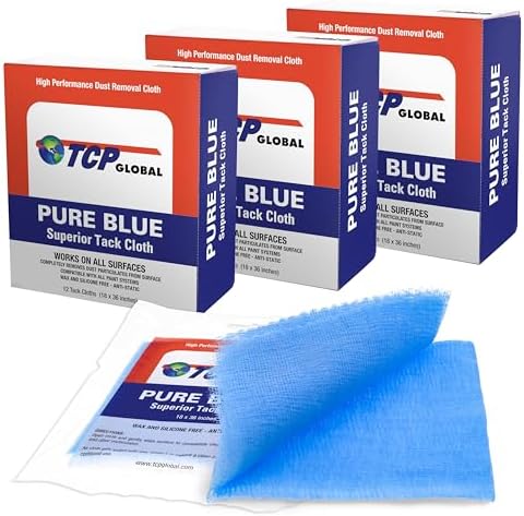 Amazon.com: TCP Global - Pure Blue Superior Tack Cloths - Tack Rags ...