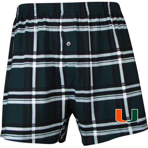 NCAA Miami Hurricanes Men's Millennium Boxer, Hunter/Black, X-Large ...