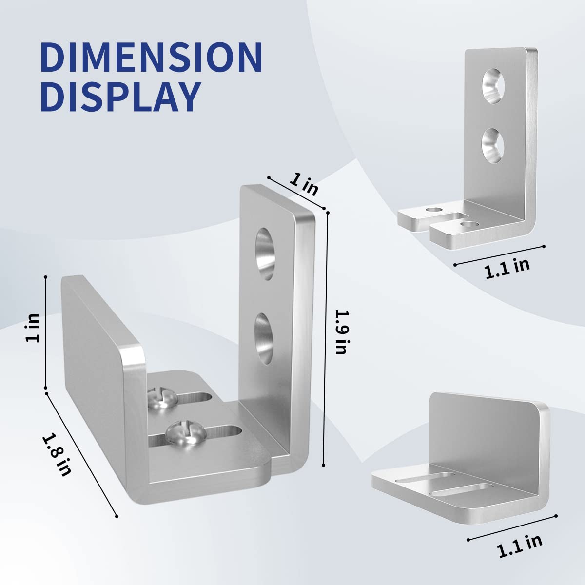 Snapklik.com : Sliding Barn Door Floor Guide,U Shape Adjustable Bottom ...