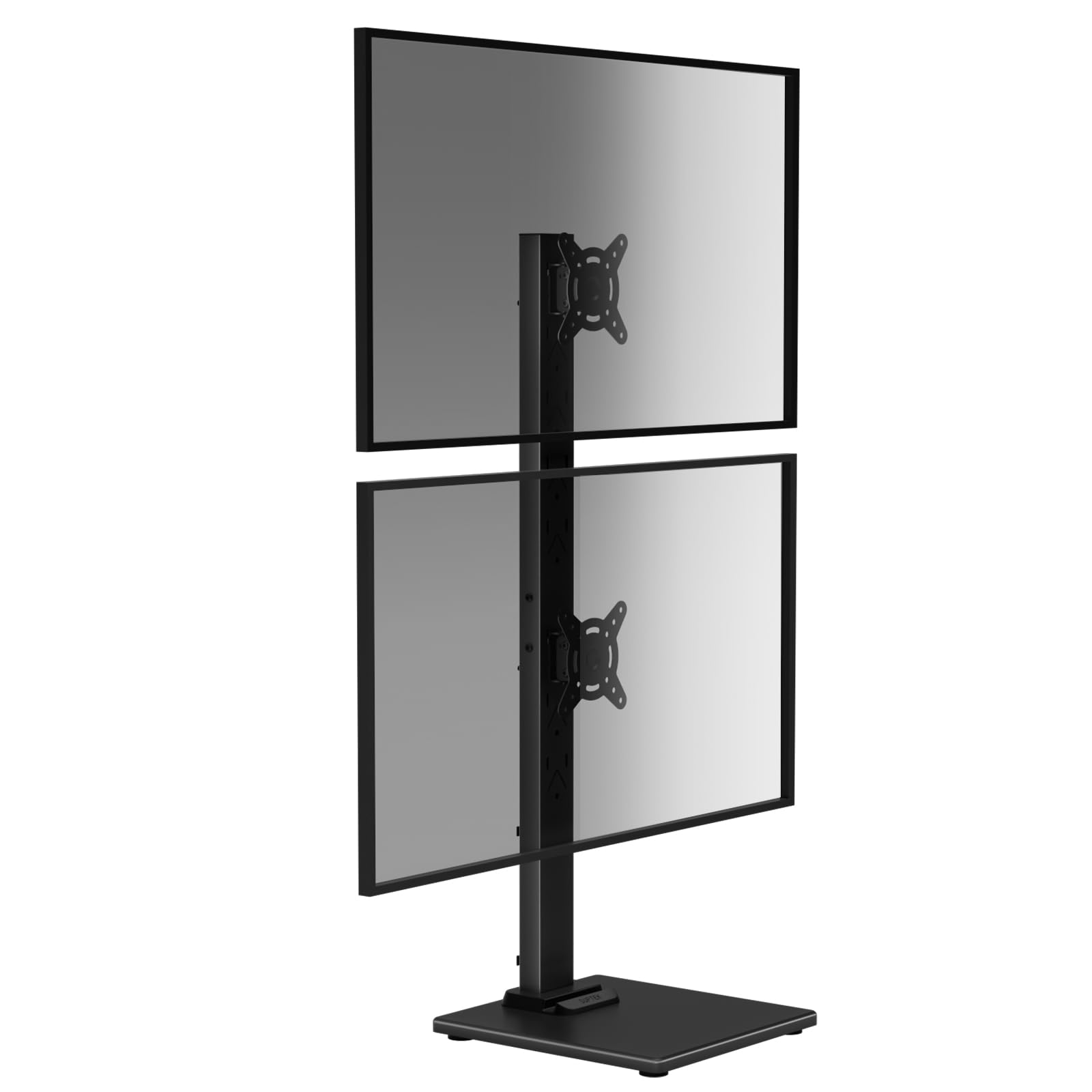 Amazon.com: Suptek Dual Monitor Stand with Base- Vertical Stack Screen ...