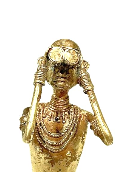 Buy CHERRY'S Creations Tribeskart Handmade Dokra Solid Brass Binoculars ...
