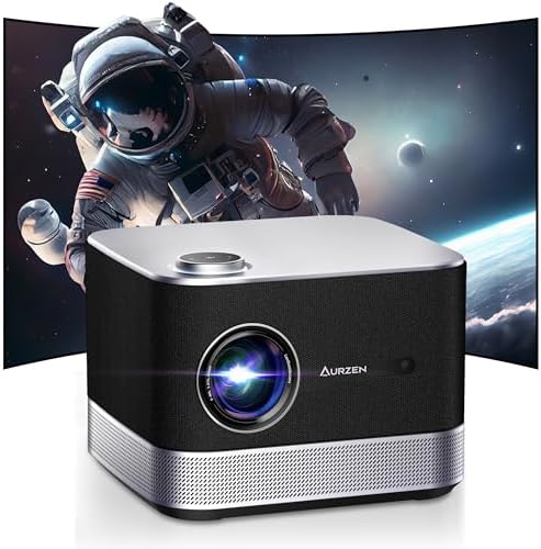 [36W Speakers | AI Auto Focus] AURZEN BOOM 3 Smart Projector with WiFi ...