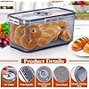 Amazon.com: ANYPROLUS Bread Box for Homemade Bread Boxes for Kitchen ...