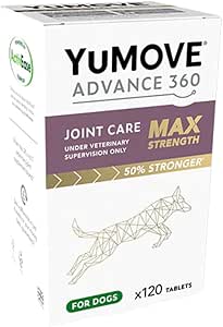YuMOVE Advance 360 for Dogs 120 Tablets Max Strength 50% Stronger : Amazon.co.uk: Pet Supplies