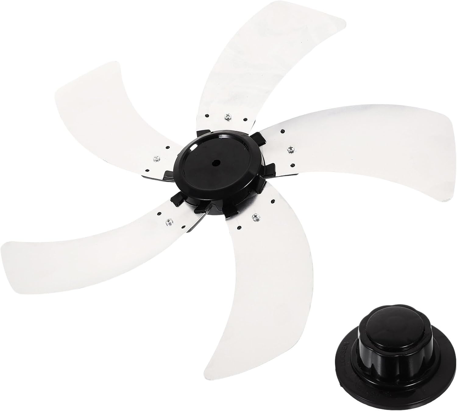 Amazon.com: PRETYZOOM Metal Fan Blades Replacement 18 inch White Fan ...
