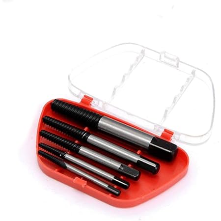 Generic Reverse Threaded Screw Extractor Set Bolt Stud Pipe Remover ...