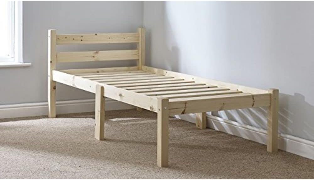 STRICTLY BEDS&BUNKS Limited Thor Pine Single Bed (Short) Single 2ft 6 (5ft 9 Length) : Amazon.co ...