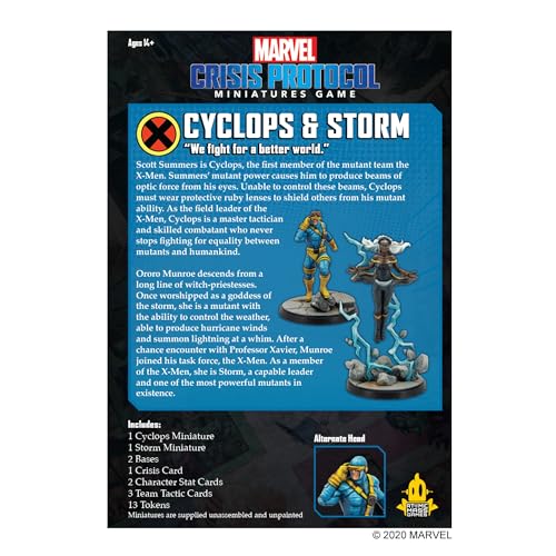 Snapklik.com : Marvel: Crisis Protocol Cyclops & Storm CHARACTER PACK ...