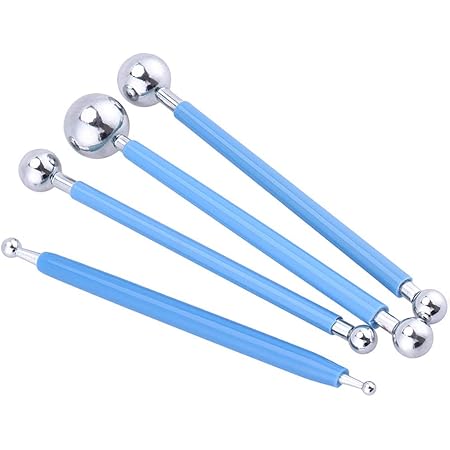 Amazon.com: Metal Ball Cake Decorating Molding Modelling Tool Set ...